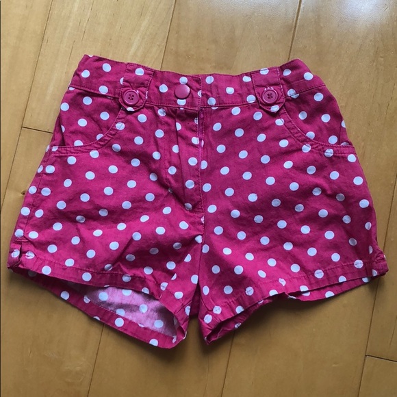 Bottoms | Pink White Polka Dotted Shorts | Poshmark